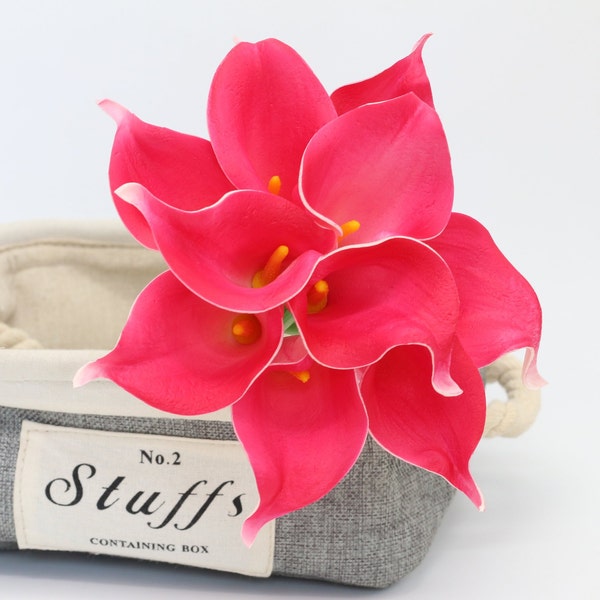 Hot Pink Calla Lily - Etsy