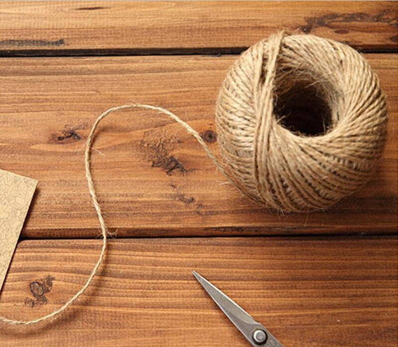 Natural Hemp Rope Gift Wrapping Rope 100 Meters Wedding - Etsy