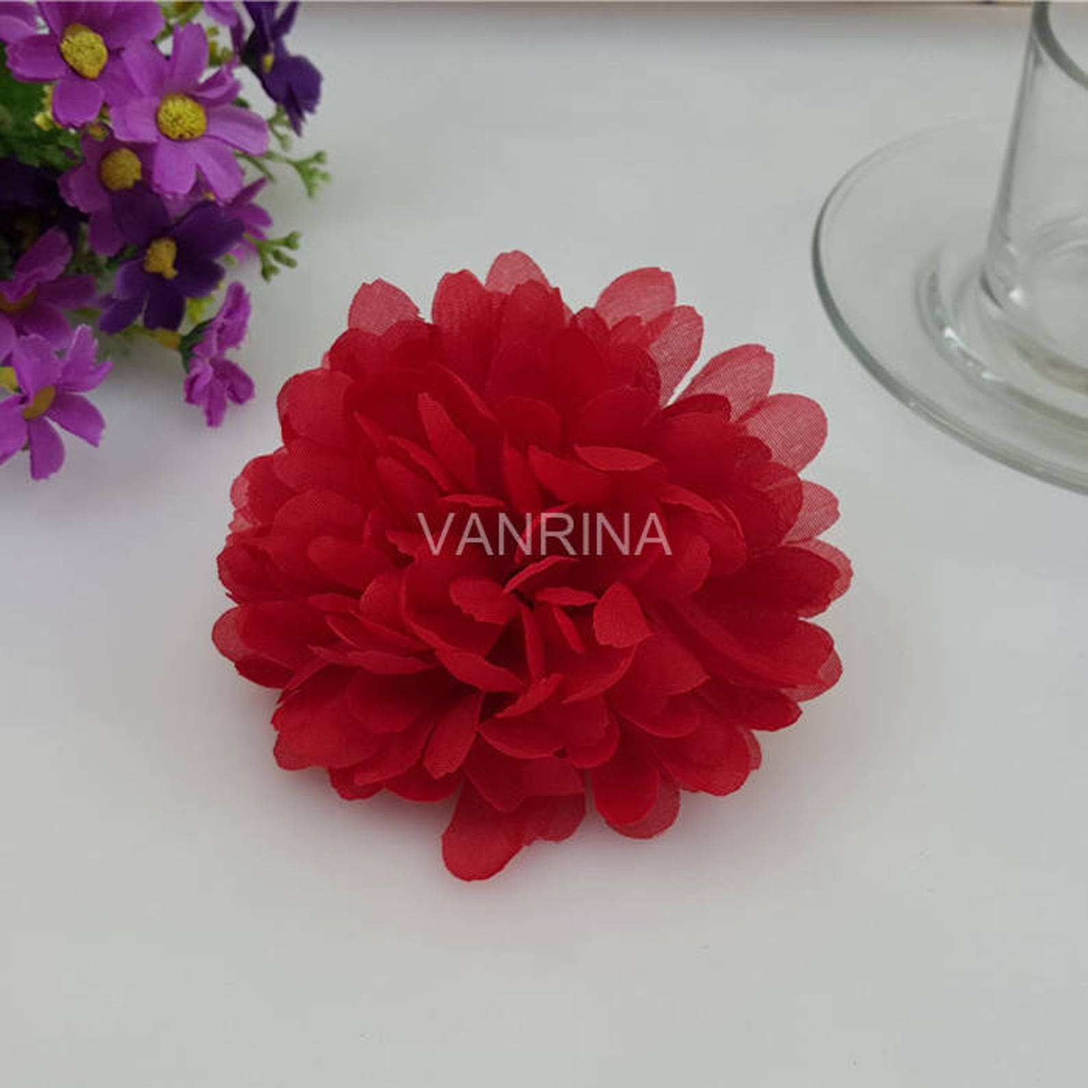 Bulk Silk Flowers Artificial Flower Heads Daisy 100 Flowers - Etsy