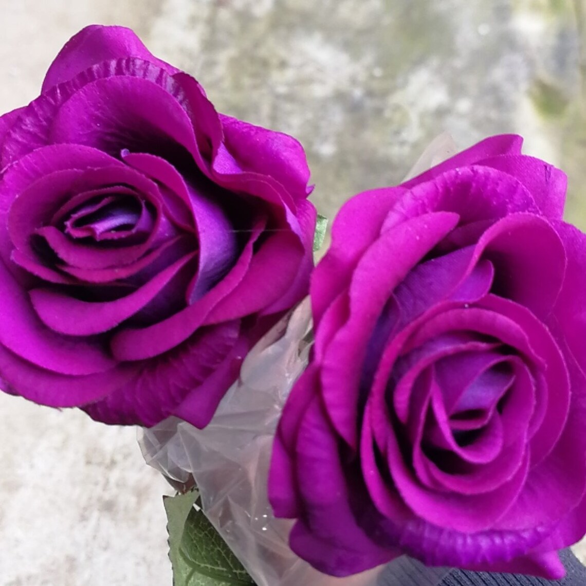Purple Flowers Plum Real Touch Roses Silk Wedding Flowers 10 - Etsy