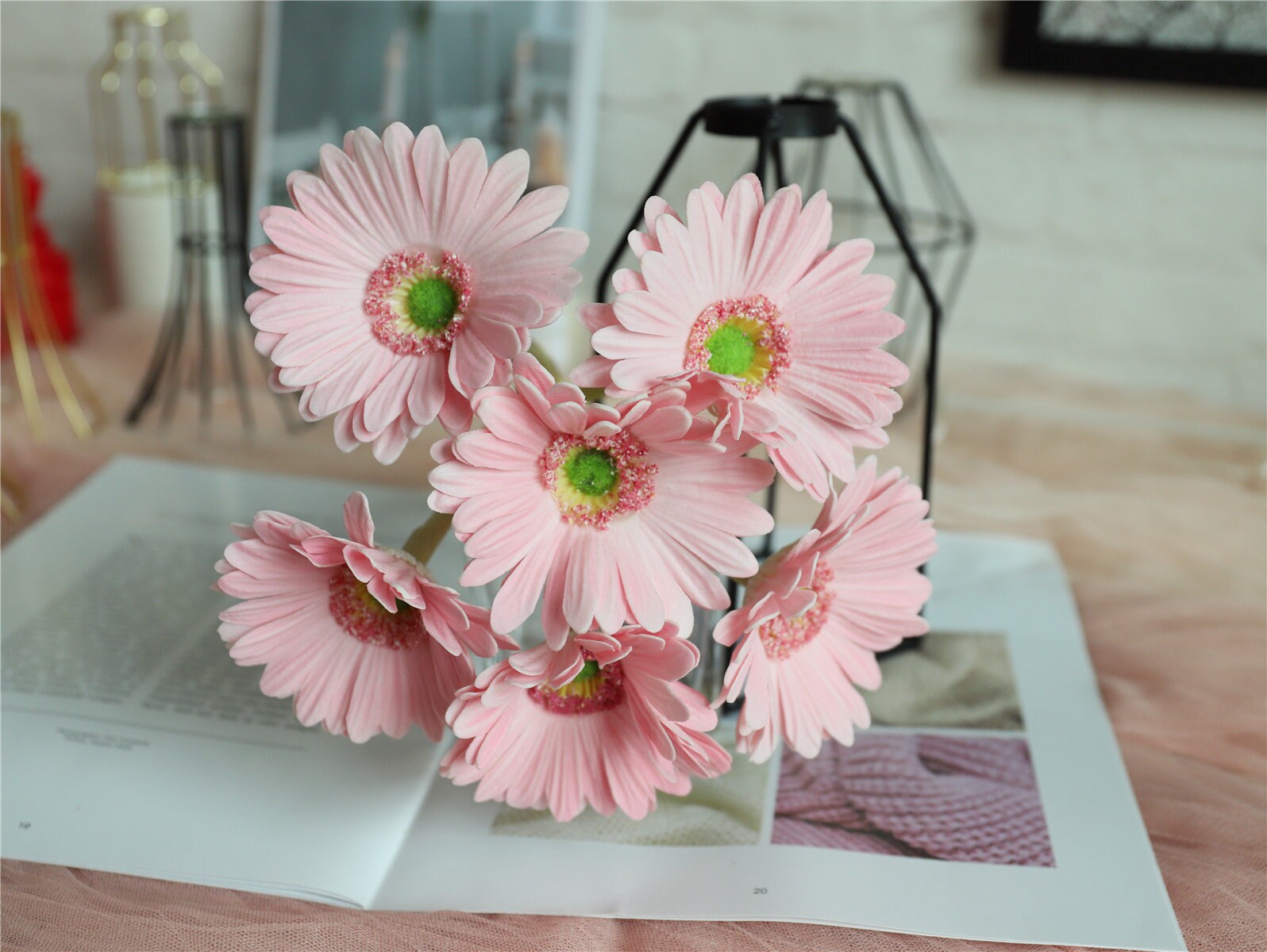 Light Pink Gerbera Daisy Bouquet