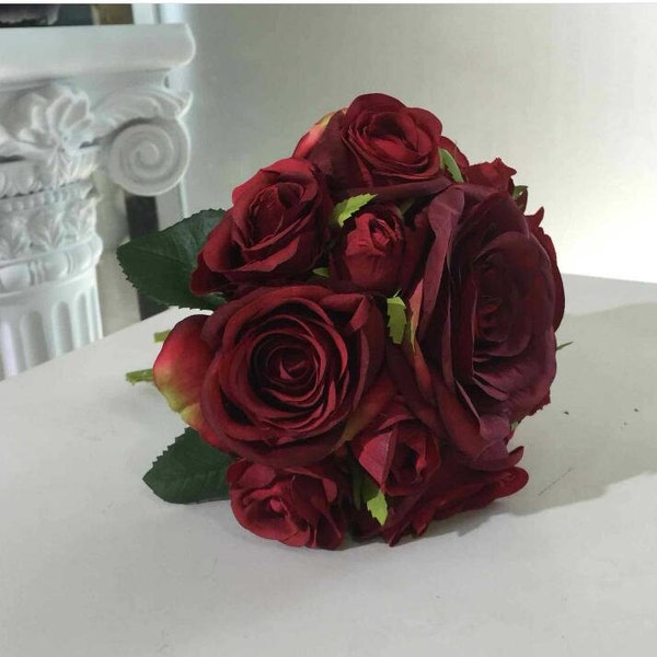 Maroon Flower - Etsy