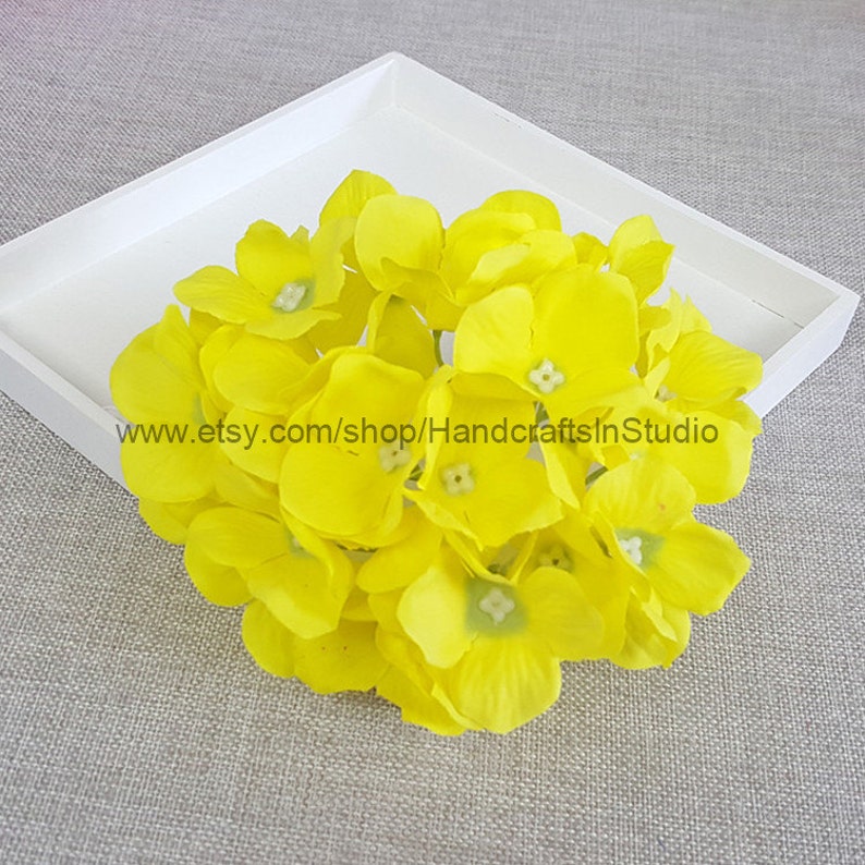 Hydrangea Flower Heads Silk Wedding Flowers Artificial | Etsy