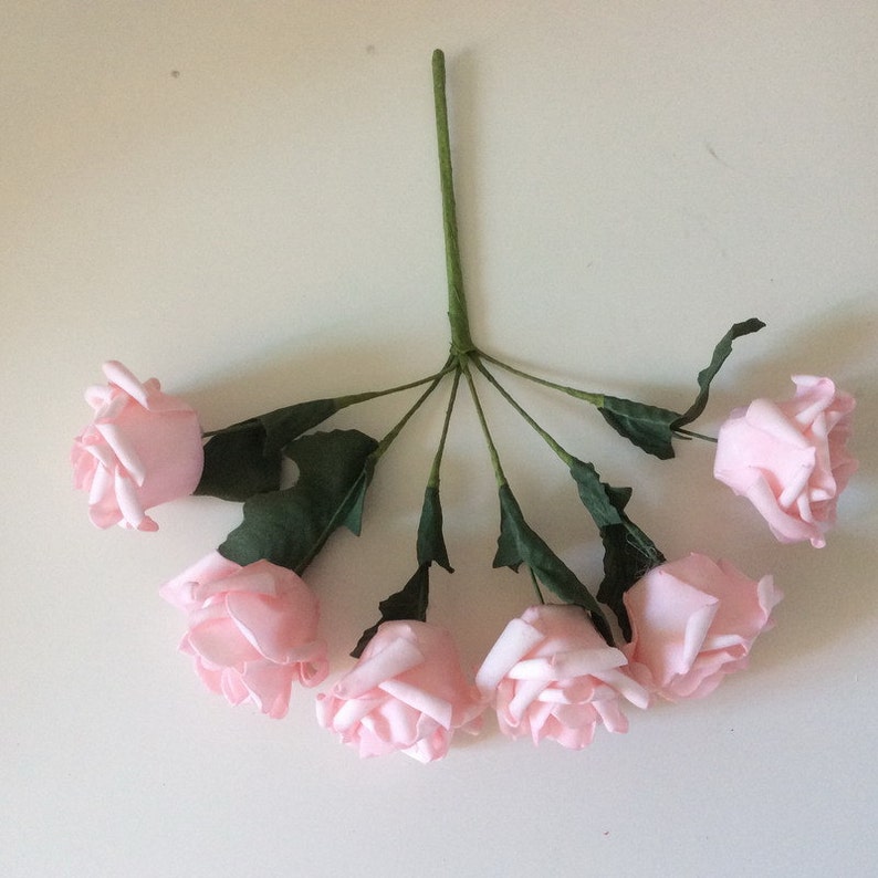 Wedding Flowers Light Pink Artificial Flower Roses Supplies - Etsy