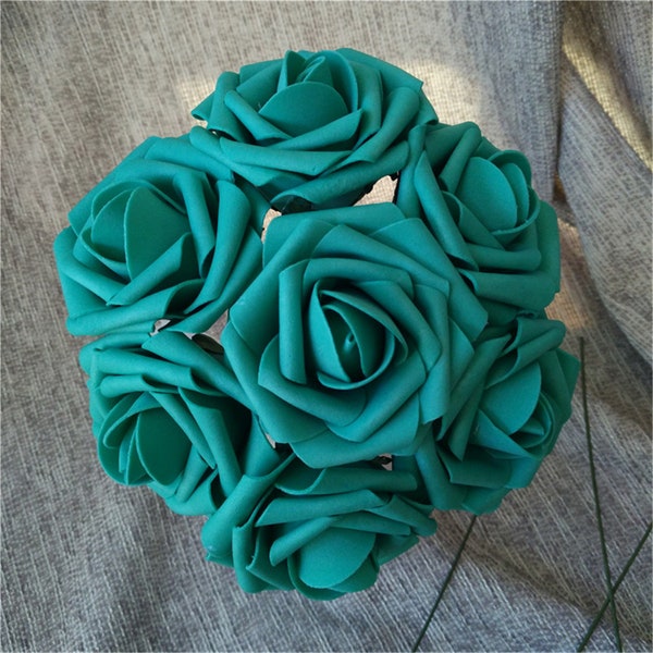 Teal Bouquet Wedding - Etsy
