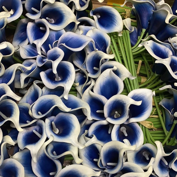 Blue Calla Lily - Etsy