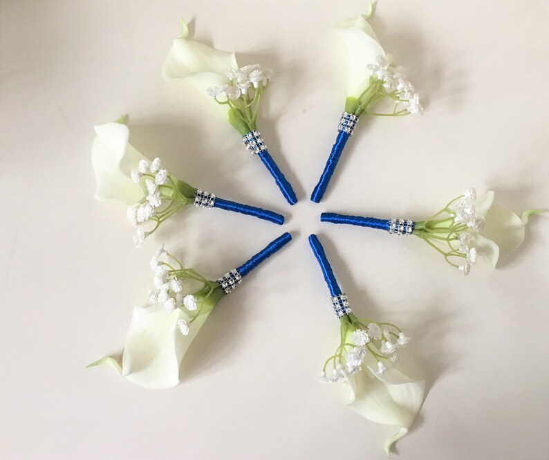 Boutonniere and Corsage Set Wedding Prom Party Flowers White - Etsy