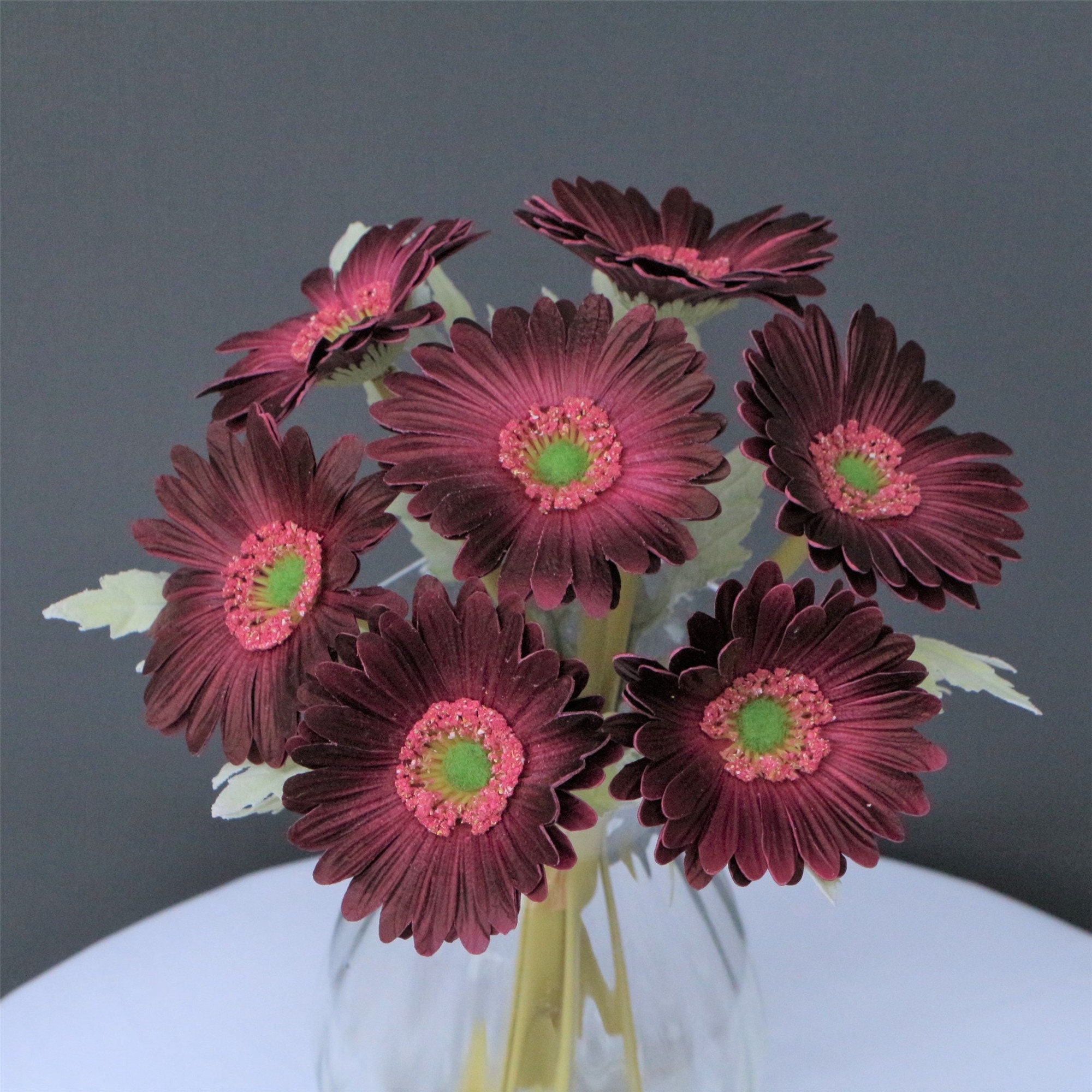 Red Gerbera Daisy Centerpieces