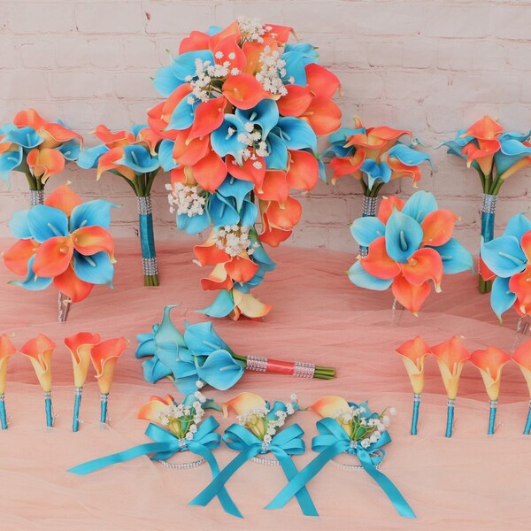 Turquoise Bouquet - Etsy