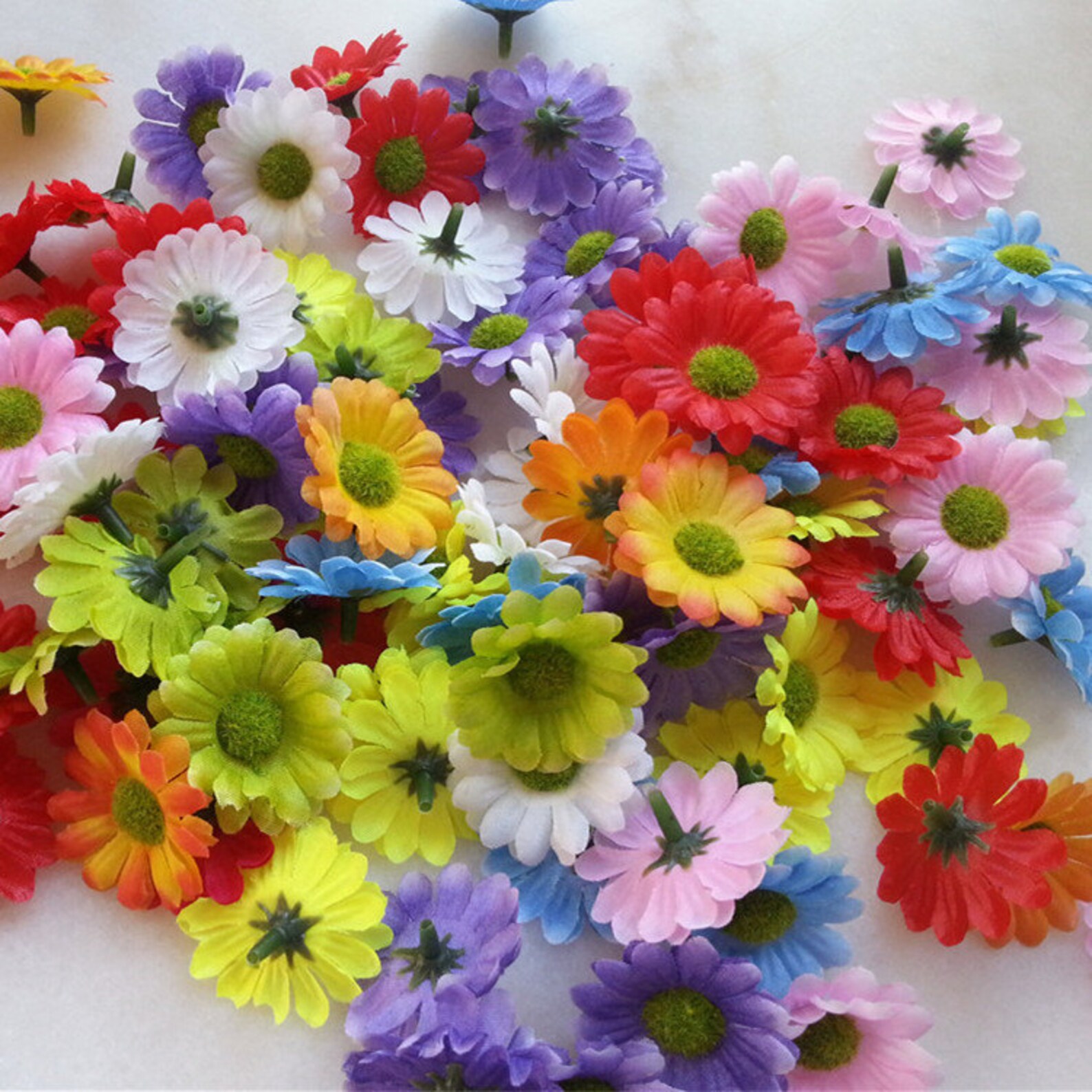 Mini Gerbera Daisy Sunflowers Flower Heads 4cm Silk Daisy Mini - Etsy