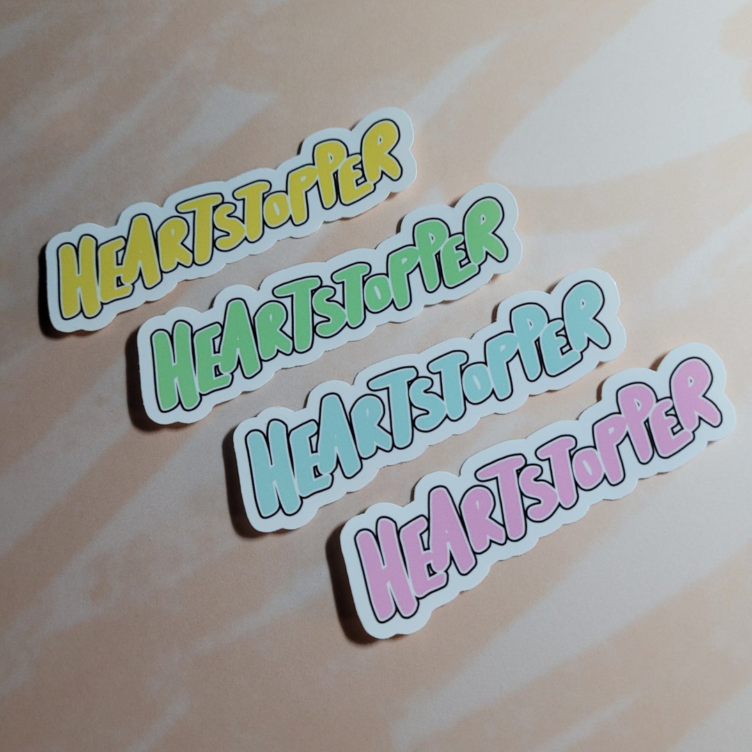 Heartstopper Logo Glossy Vinyl Sticker Pack Heartstopper - Etsy