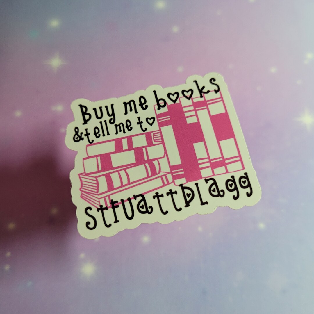 STFUATTDLAGG Book Smut Sticker Smut Reader Romance Books - Etsy
