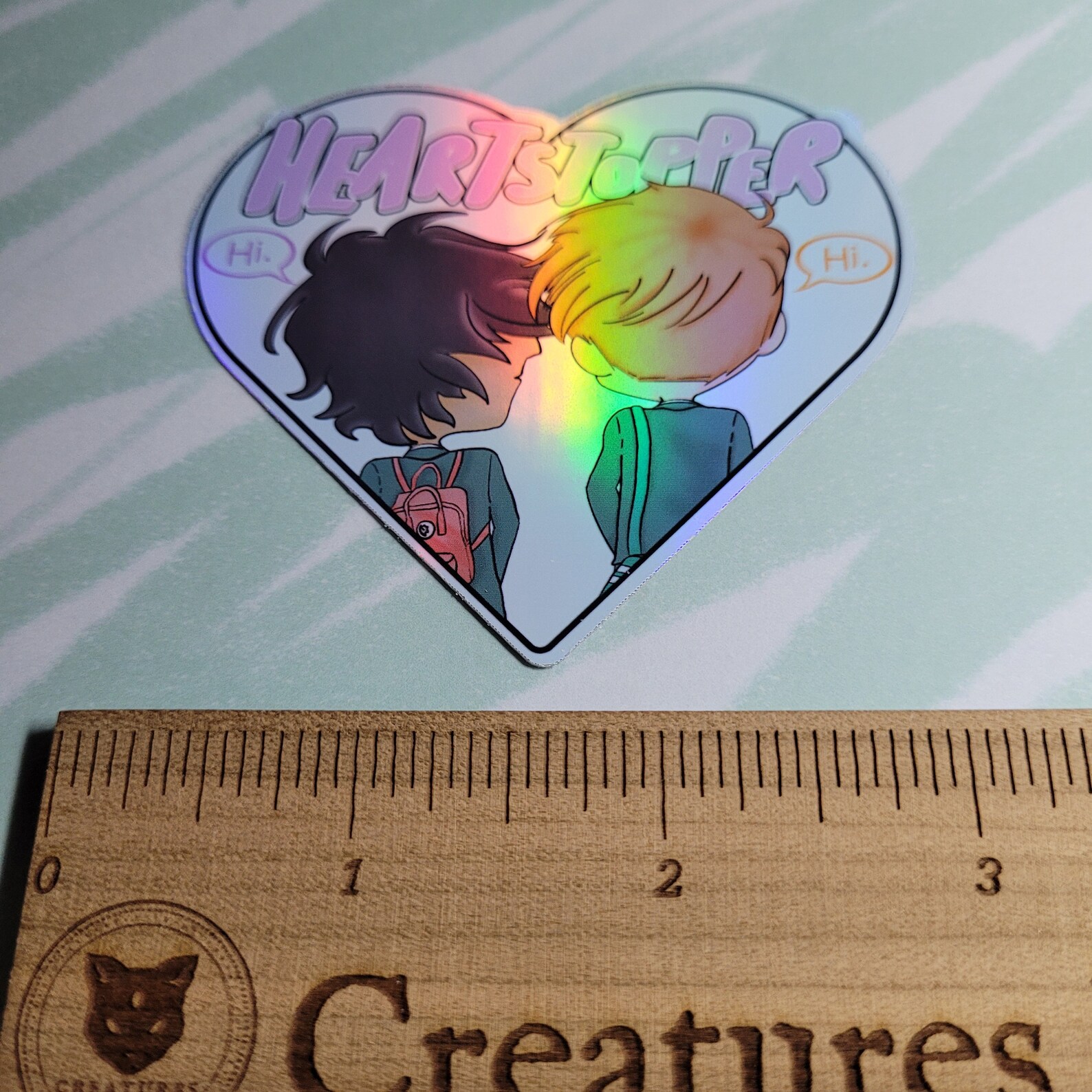 Adorable Chibi Heartstopper Vol 1 Large Holographic Vinyl | Etsy