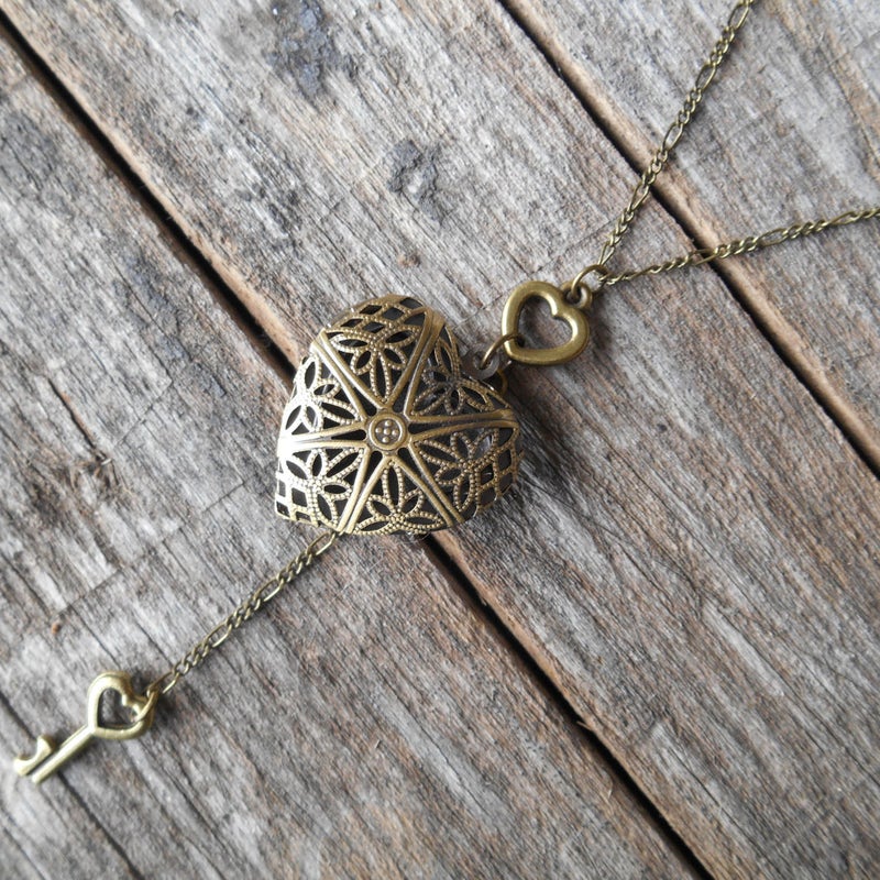 Key and Locket - Etsy