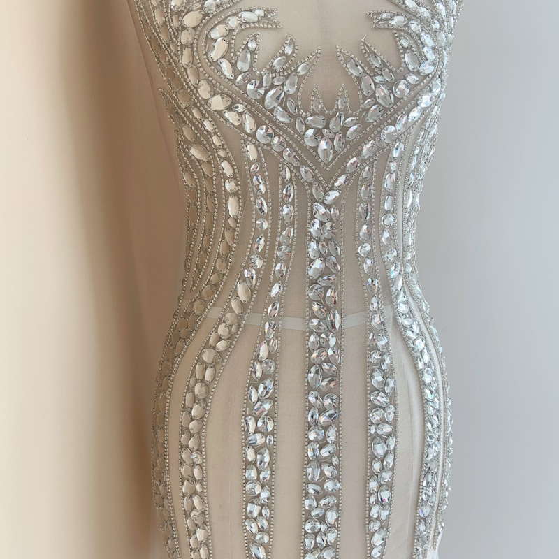 Rhinestone Dress - Etsy