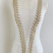 Gold Heavy Bead Trim With Leaves Bugle Bead Trim Belt for - Etsy