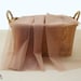 Fine Plain Tulle Netting Fabric, Skin Flesh Color Tulle for Bridal Veil ...