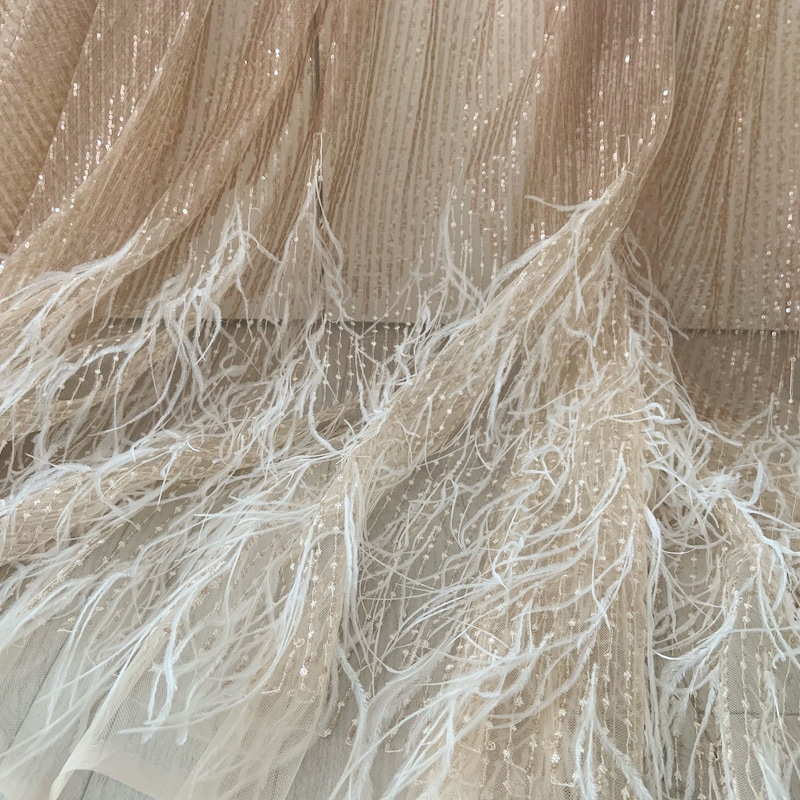 Feather Fabric - Etsy