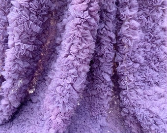 Purple Ruffle Dress - Etsy