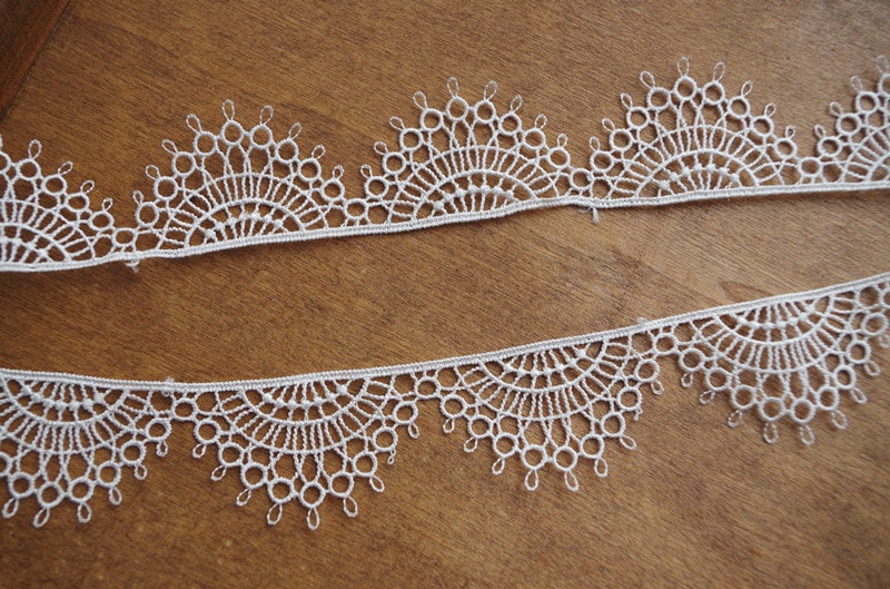 Ivory Lace Trimming Venise Lace Trim - Etsy
