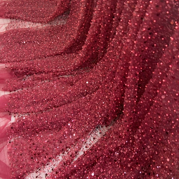 Beaded Lace Fabric - Etsy