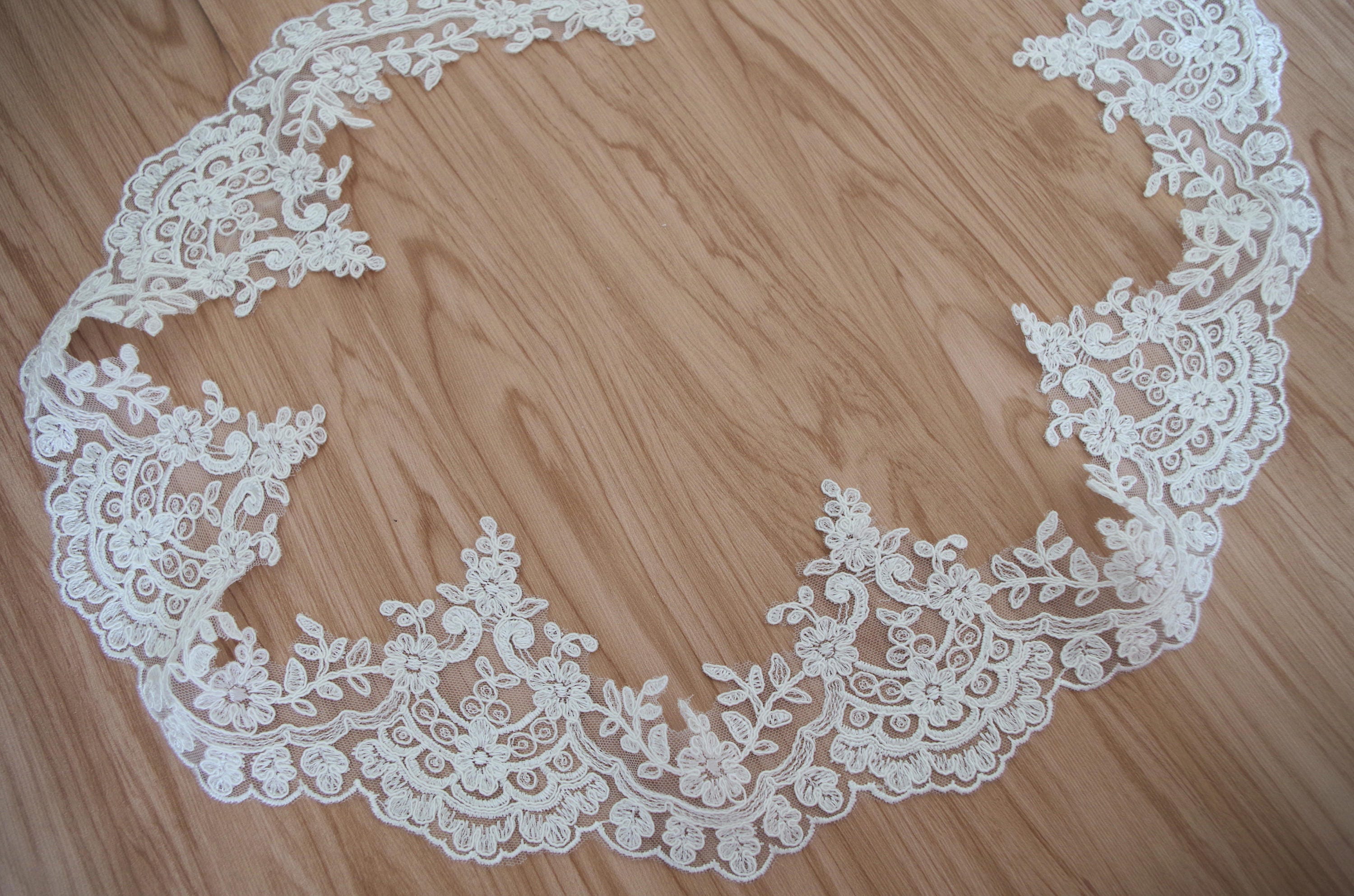 Ivory Lace Trim Jacquard Lace Trim Alencon Lace Trim CGHB107 | Etsy