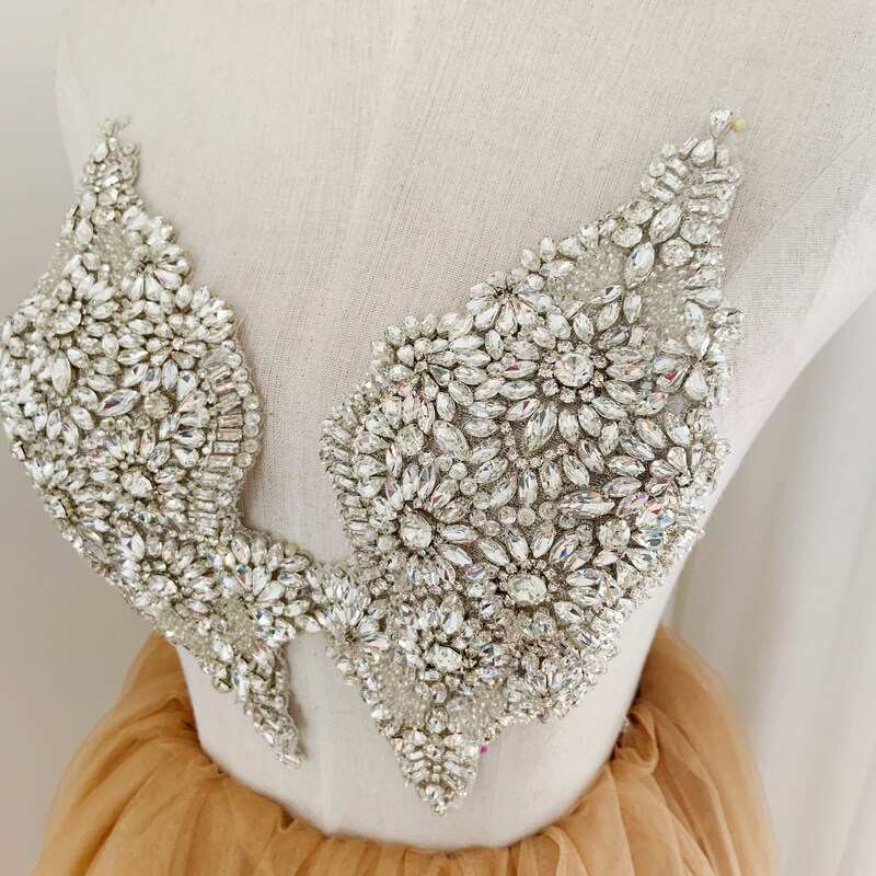 Rhinestone Bra - Etsy