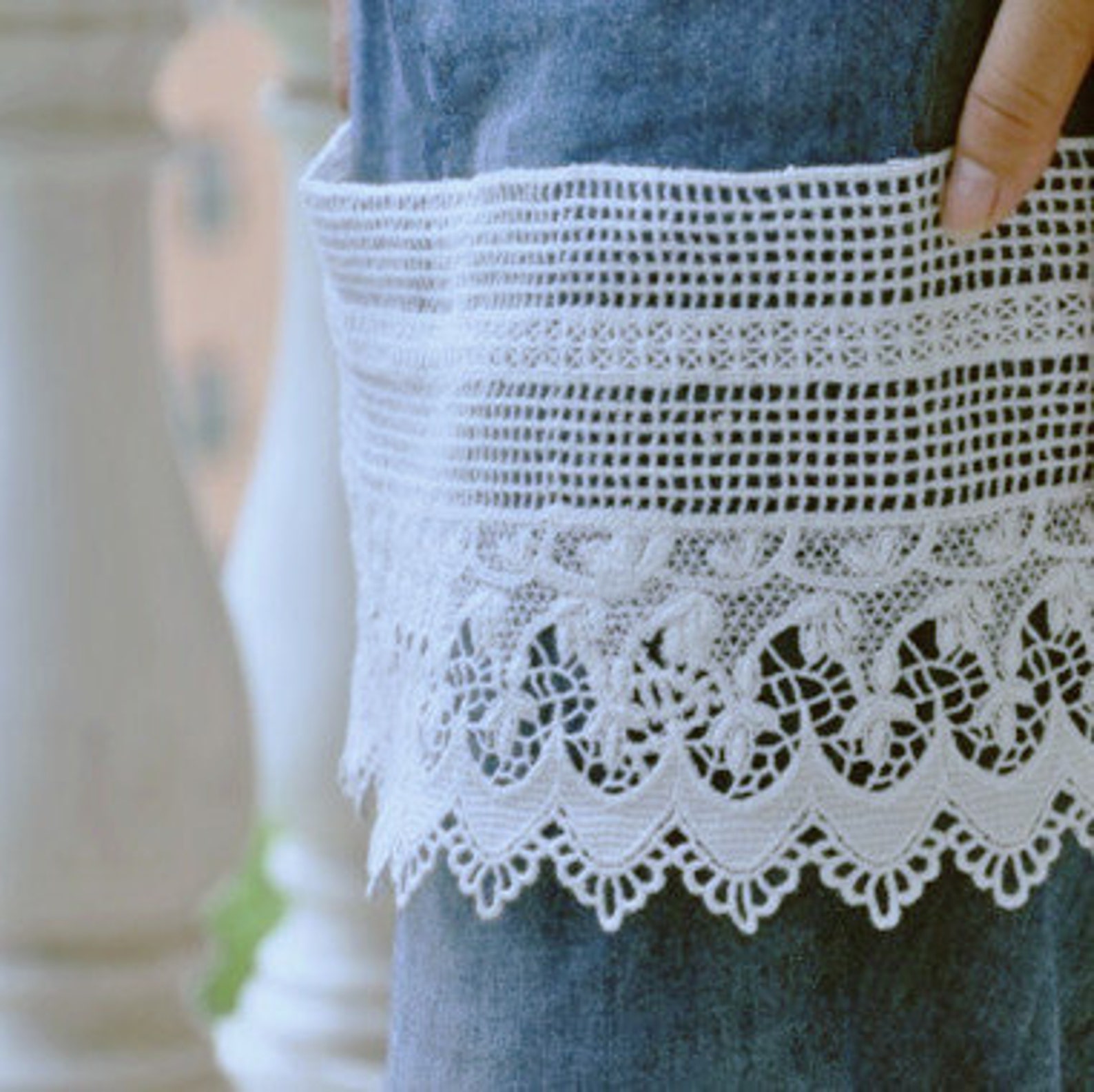 Off White Cotton Lace Trim Cotton Guipure Lace Trim Cotton - Etsy