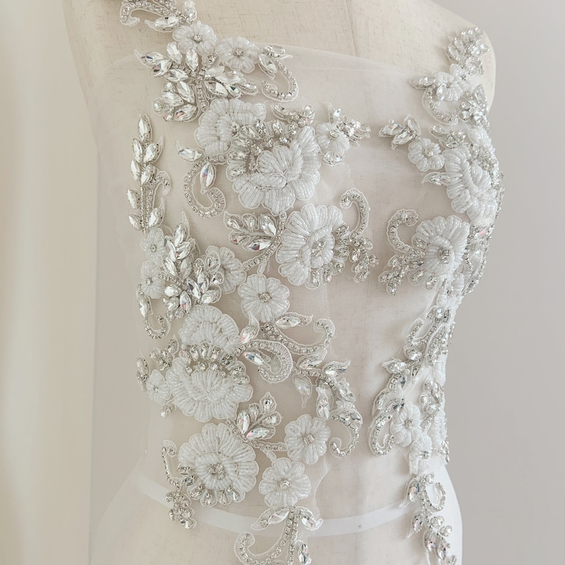 White Applique - Etsy
