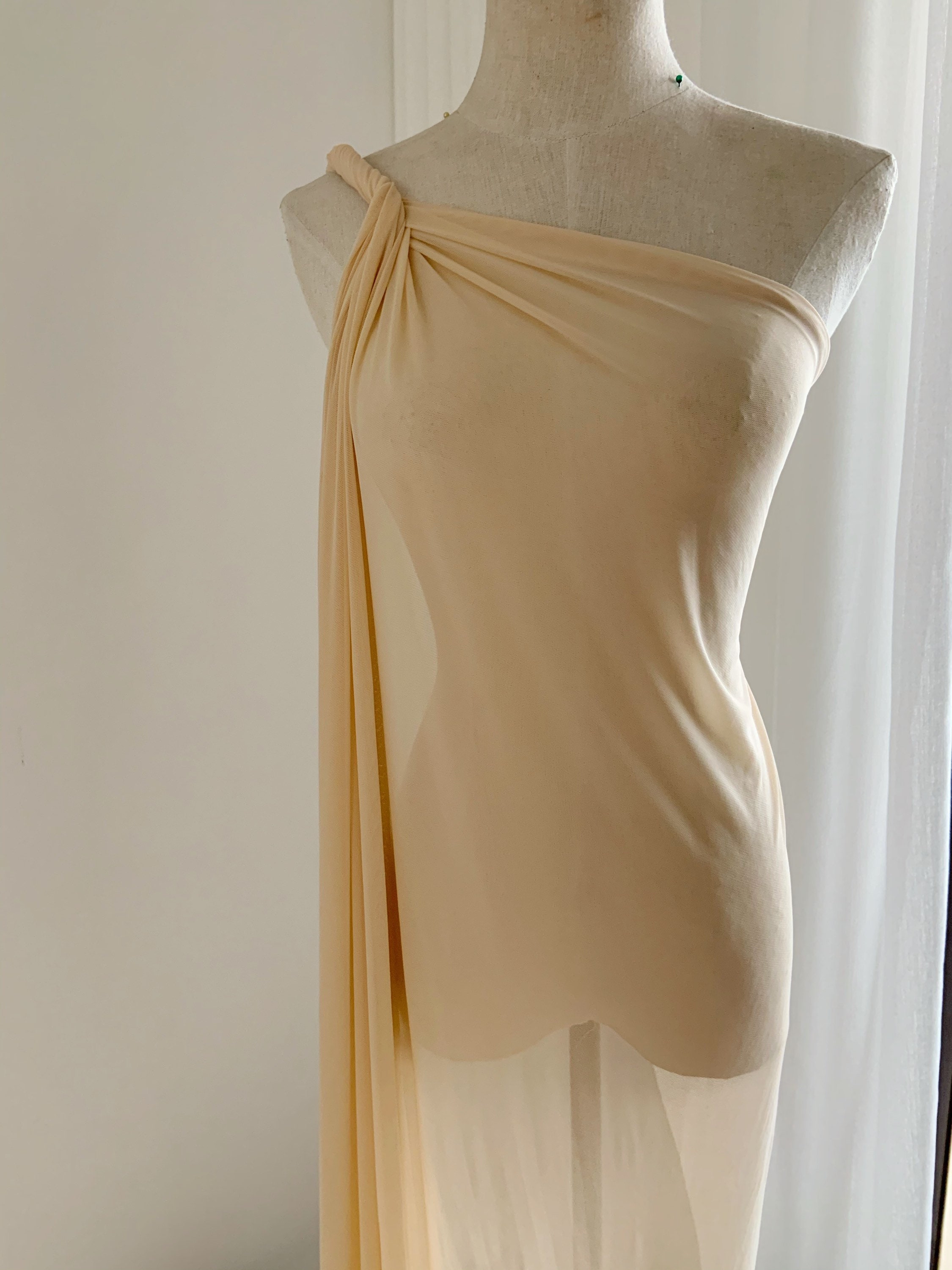 4 Way Stretch Tulle Fabric Skin Tone Power Stretchy Mesh - Etsy UK