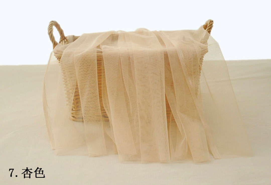 Skin Flesh Color Plain Tulle Netting Fabric, Tulle for Bridal Veil ...