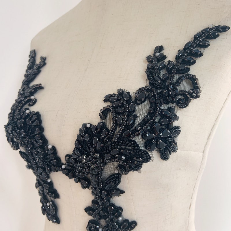 Black Rhinestones - Etsy