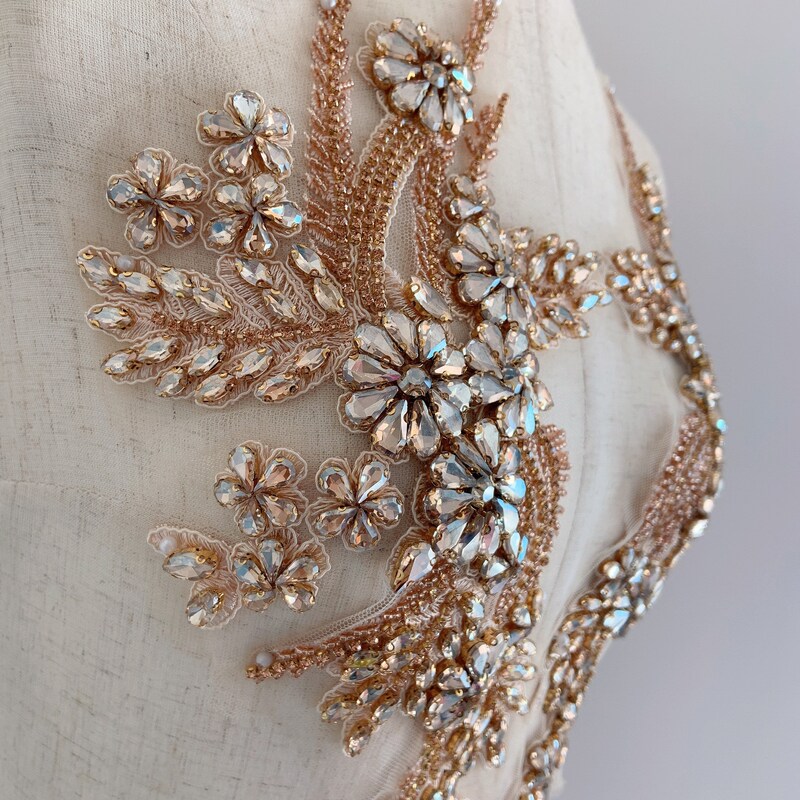 Crystal Applique - Etsy