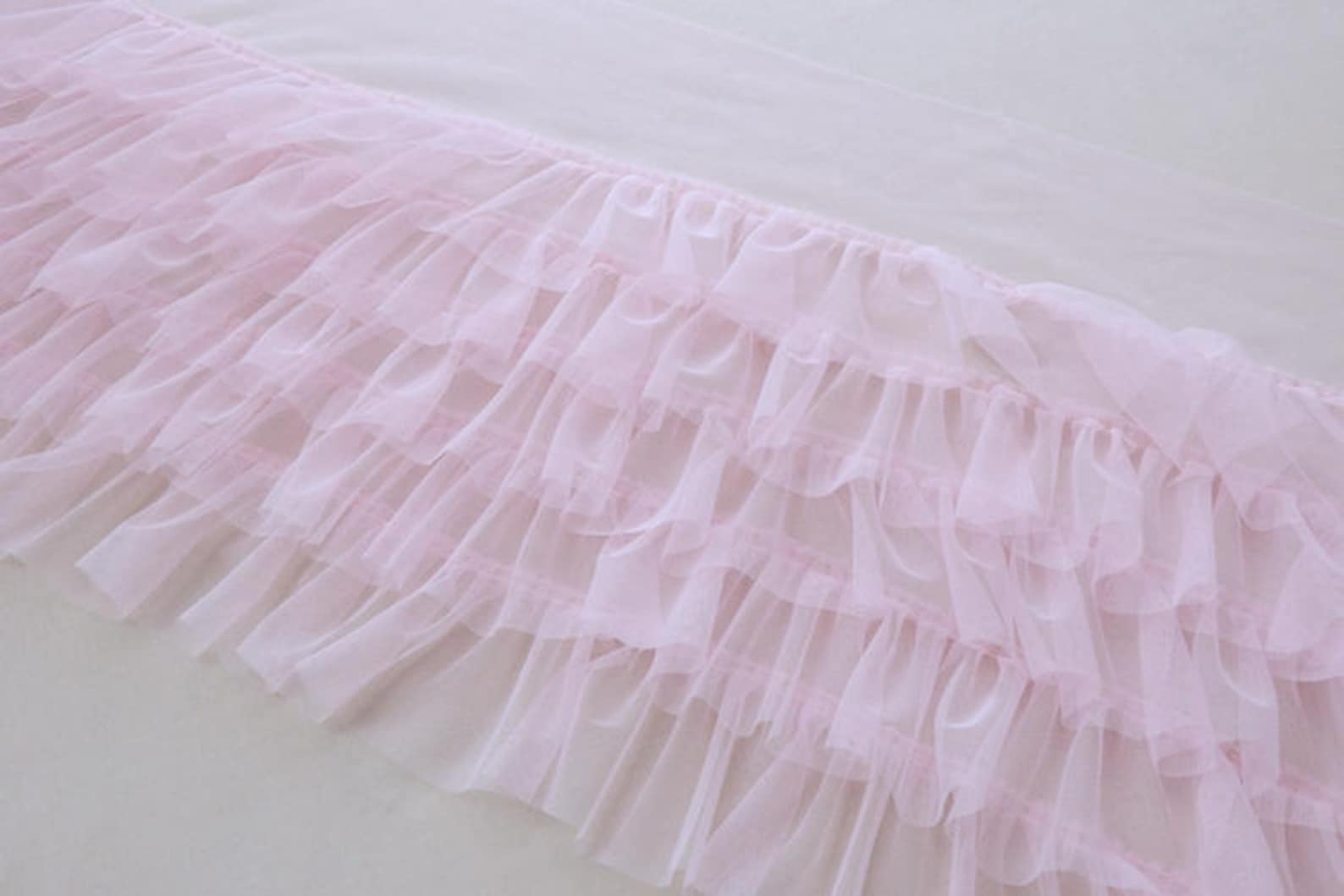 Lavender Ruffled Tulle Trim Pink Pleated Mesh Trim Tutu - Etsy