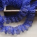 10 Yards Black Ruffled Trim With Velvet Dots, Pleated Frill Trim With ...