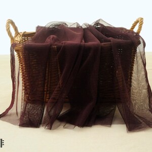 Fine Plain Tulle Netting Fabric, Skin Flesh Color Tulle for Bridal Veil ...