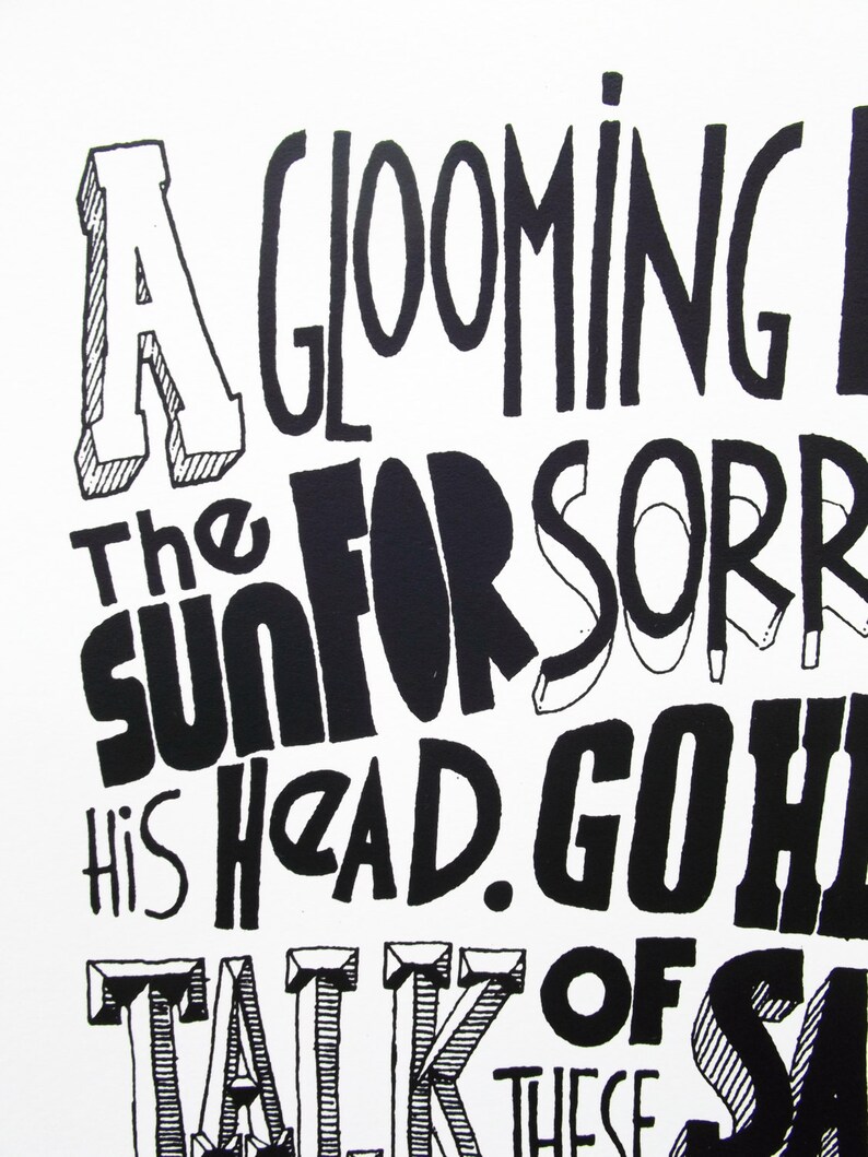 Romeo & Juliet : A GLOOMING PEACE Screenprints - Etsy