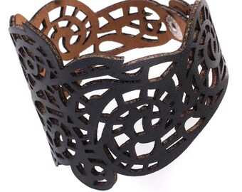 Laser cut bracelet | Etsy