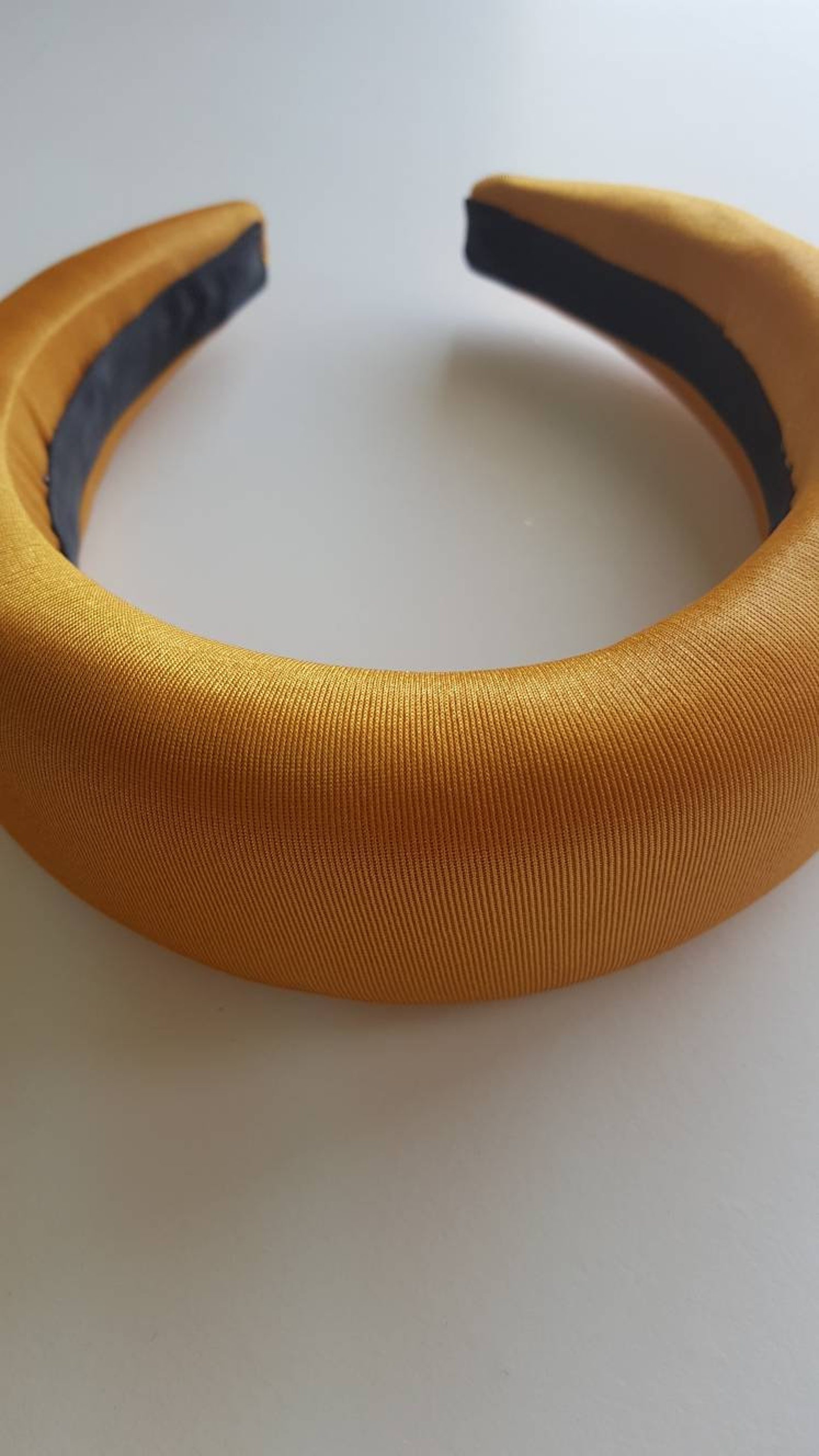 Yellow headband padded headband crown headband Halo | Etsy