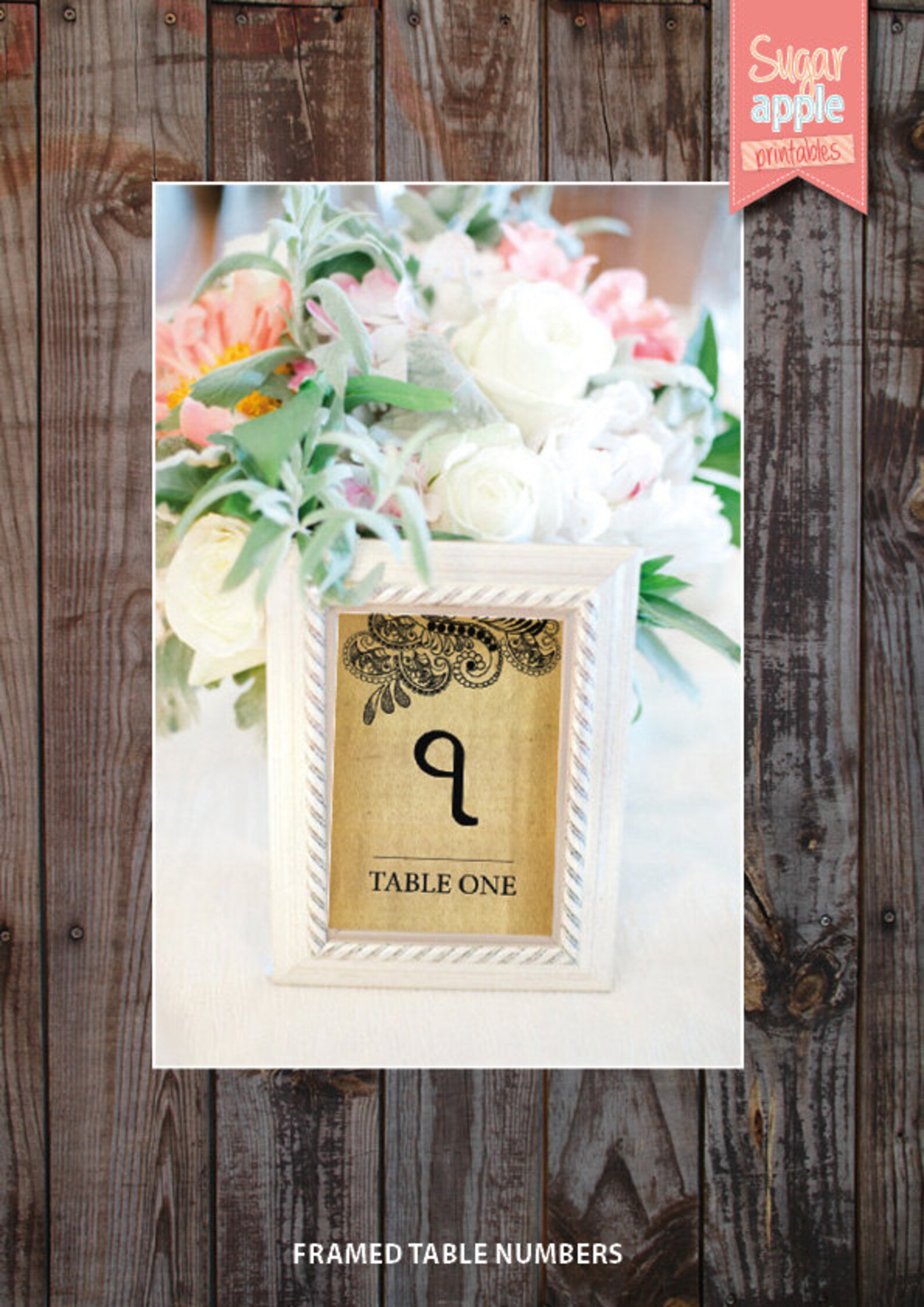 Printable Table Numbering Indian Weddings Vintage Theme 'gujarati ...