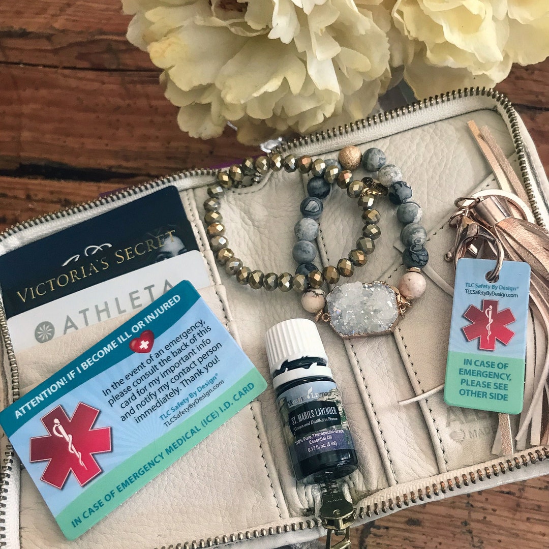 Medical ICE ID Card – Emergency Contact, Allergy Alert - Etsy