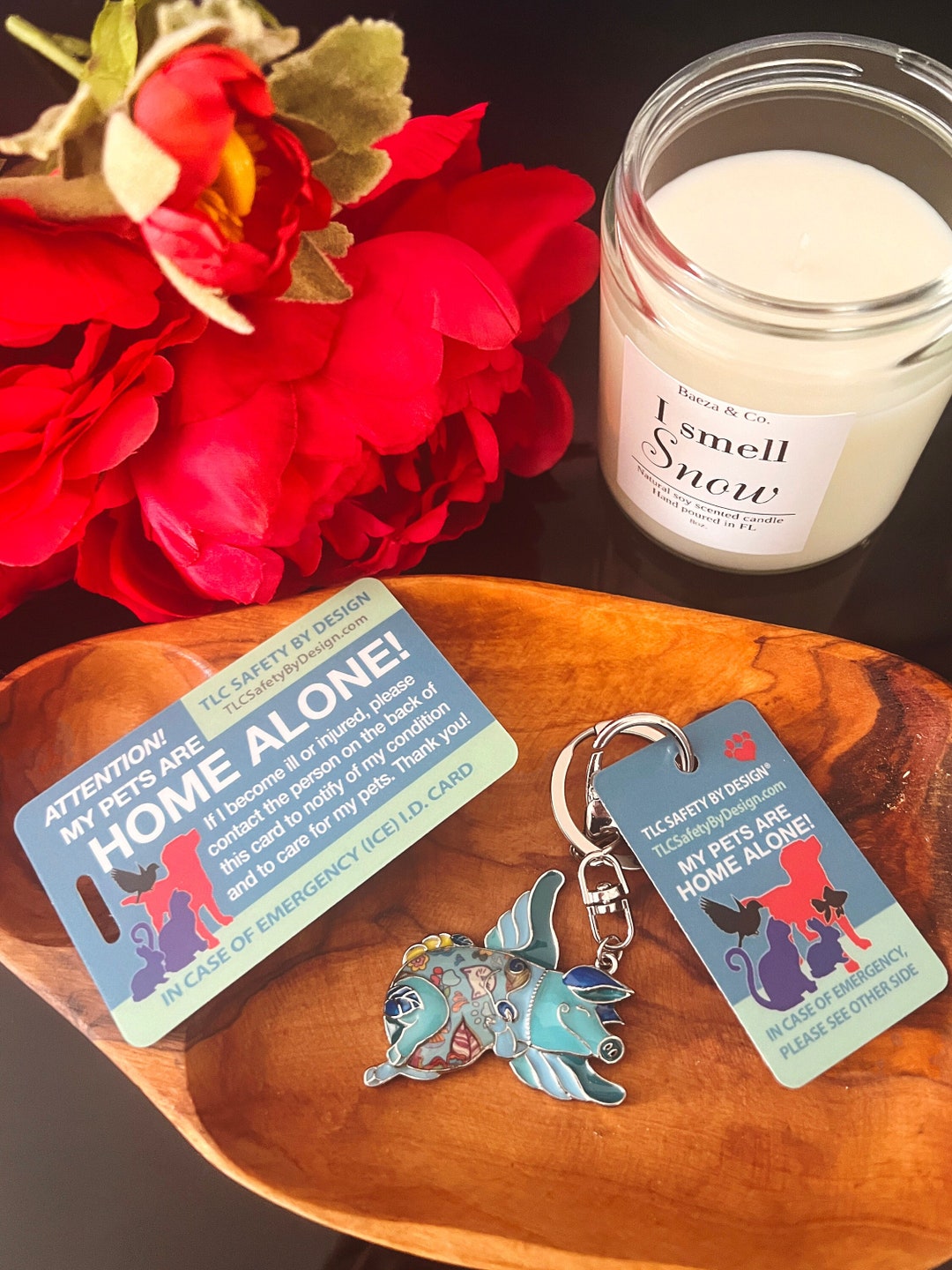 PET EMERGENCY CARD & Key Tag in Case of Emergency Contact - Etsy Canada