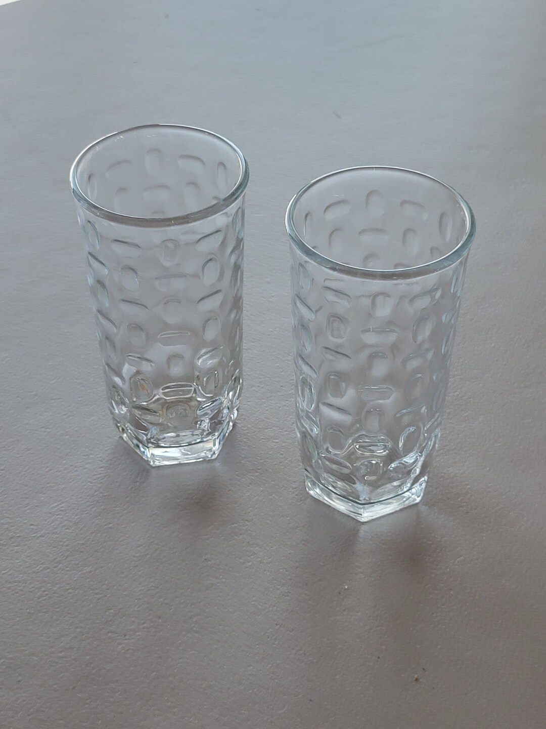 Vintage Crisa Small Juice Glass 1 Pair - Dimpled Tumblers - Etsy
