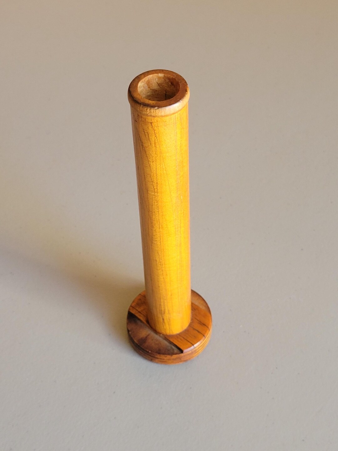 Antique Wooden Textile Bobbin, Sewing Spindle, Antique Industrial ...