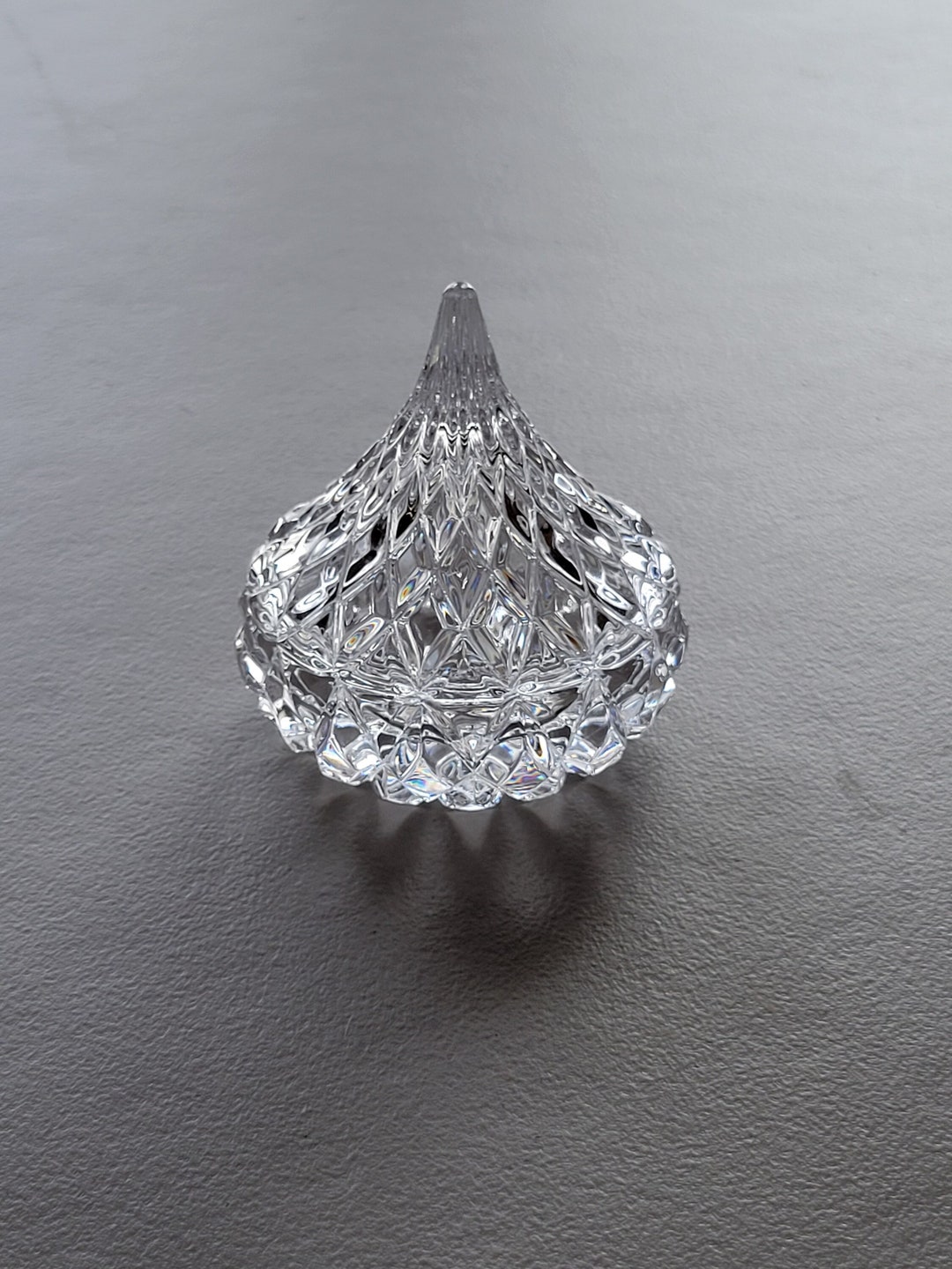 Vintage Crystal Hershey Kiss Shaped Trinket Box - Etsy