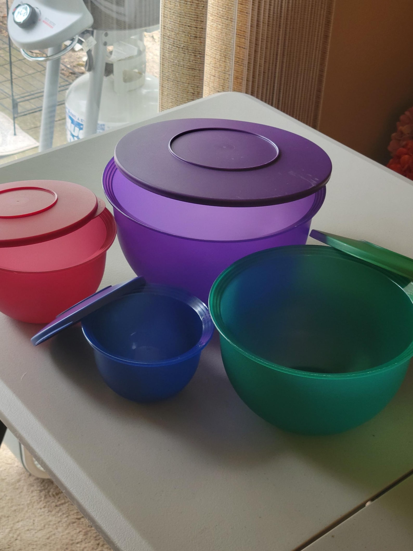 Tupperware Impressions Classic Bowl Set of 4 With Lids - Etsy
