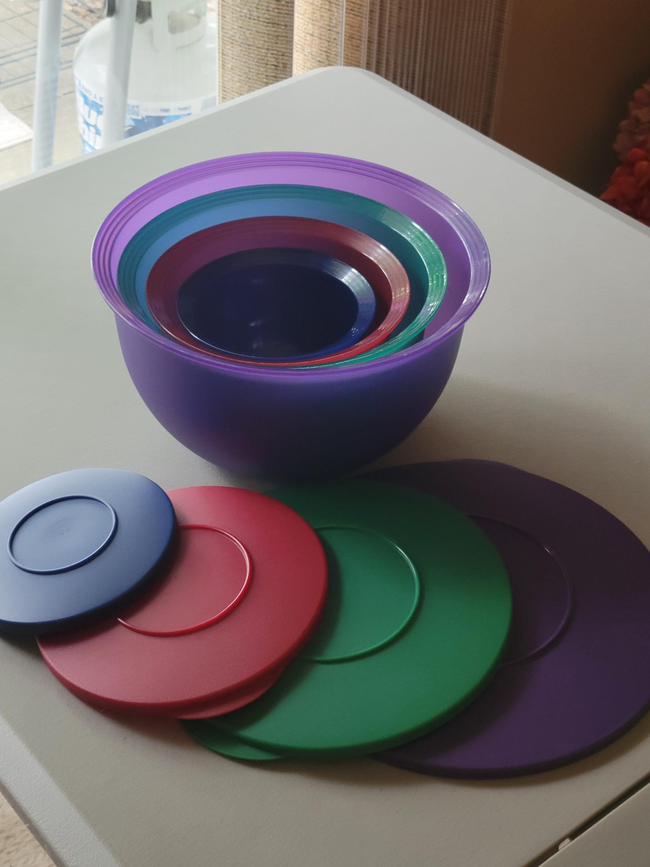 Tupperware Impressions Classic Bowl Set of 4 With Lids - Etsy