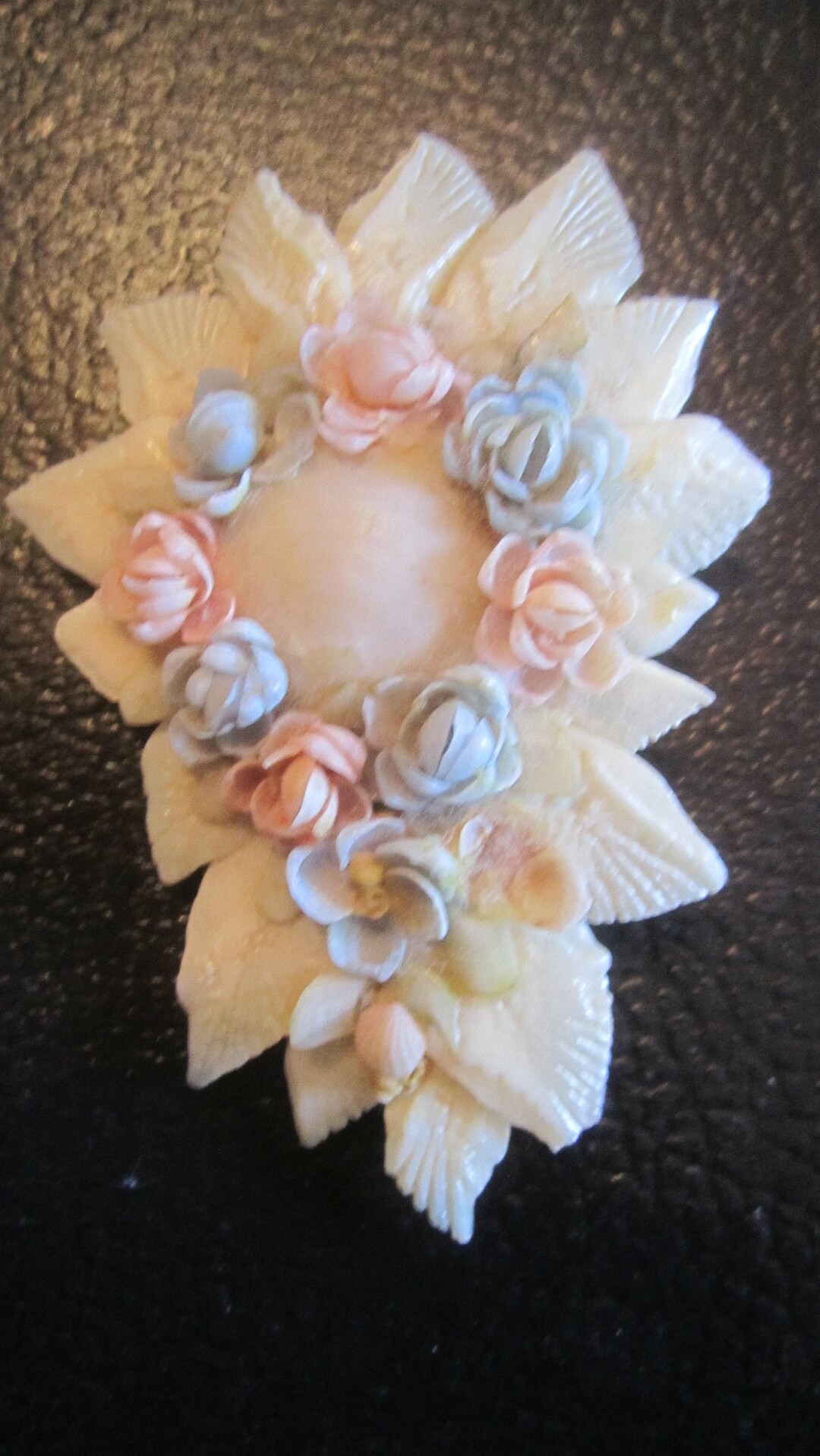 Vintage Brooch Vintage Pin Shells and Gar Fish Shell Brooch - Etsy