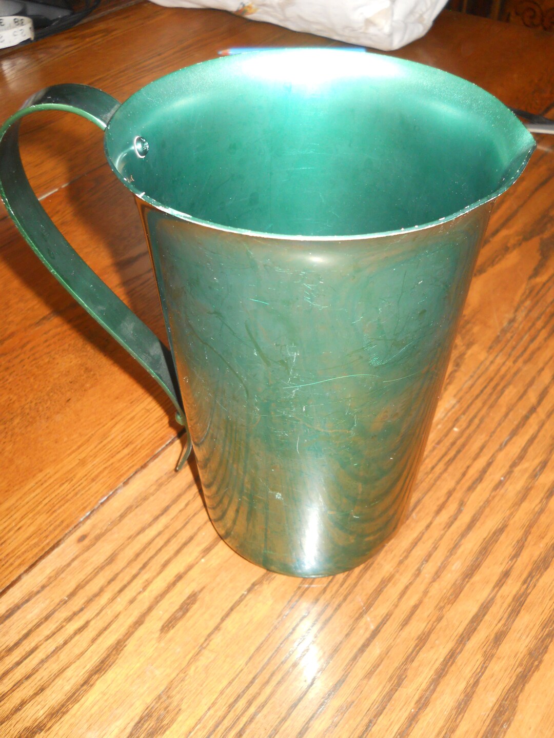 1950s 0r 60s Color Craft Aluminum Pitcher Green Vintage Pitcher - Etsy