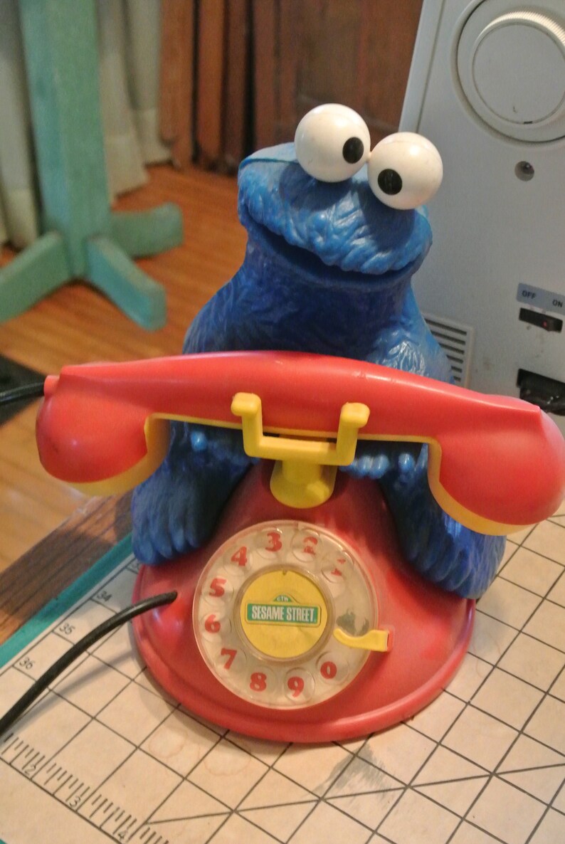 Sesame Street Phone Knickerbocker Muppets Inc Vintage Toy Phone SALE - Etsy